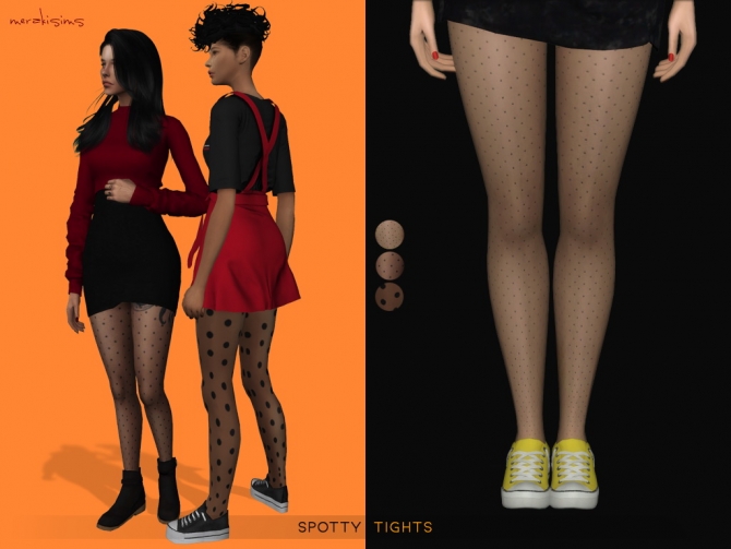 Spotty Tights at Merakisims » Sims 4 Updates