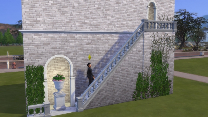 Baluster Stair Railing by TheJim07 at Mod The Sims » Sims 4 Updates
