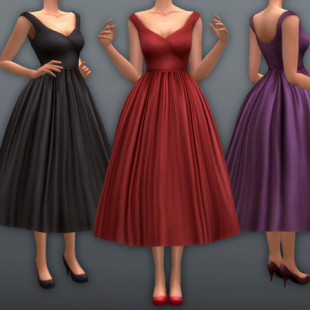 1920's flapper dress at Sims 4 Studio » Sims 4 Updates