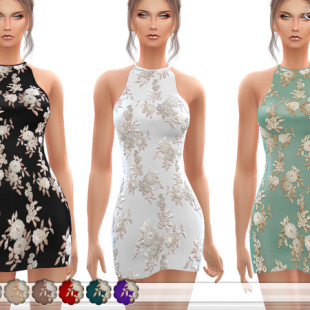 1920's flapper dress at Sims 4 Studio » Sims 4 Updates