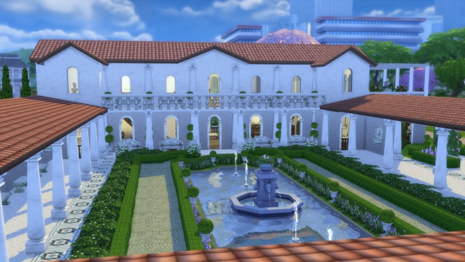 Ancient Roman Villa at ArchiSim » Sims 4 Updates