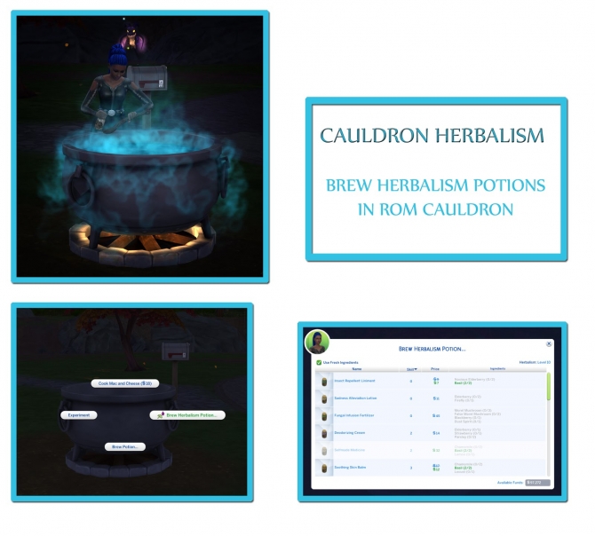 CAULDRON HERBALISM at Icemunmun » Sims 4 Updates