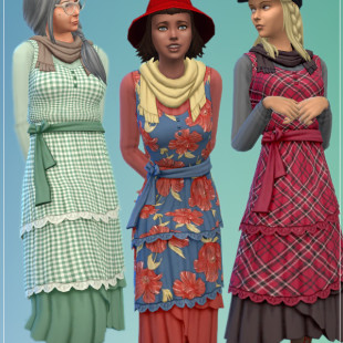 1920's flapper dress at Sims 4 Studio » Sims 4 Updates