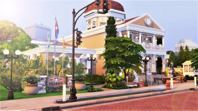 Newcrest City Hall at Agathea-k » Sims 4 Updates