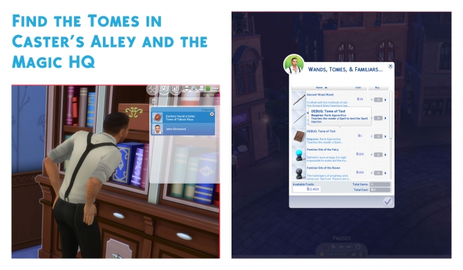 The Spellbook Injector by r3m at Mod The Sims » Sims 4 Updates