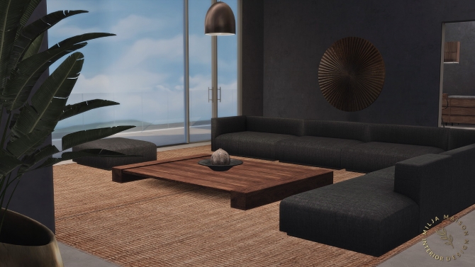 TRIANGLE ROOFTOPS HOUSE at Milja Maison » Sims 4 Updates