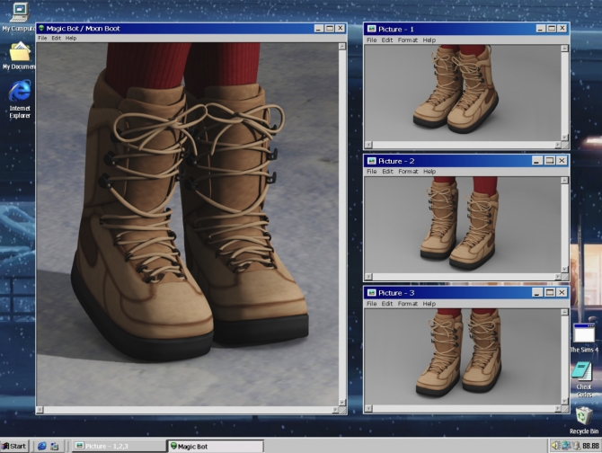 MOON BOOTS at Magic-bot » Sims 4 Updates