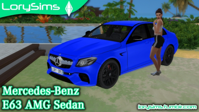 Mercedes-Benz E63 AMG at LorySims » Sims 4 Updates