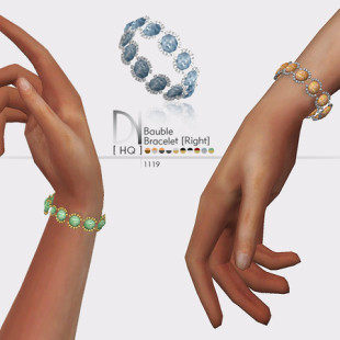 Spike and pearl bracelet by NataliS at TSR » Sims 4 Updates