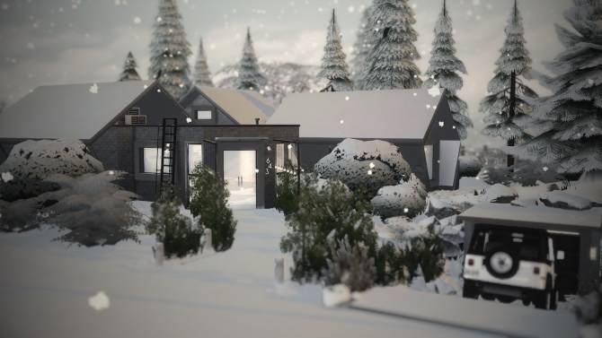 93 | Triangle house at SoulSisterSims » Sims 4 Updates