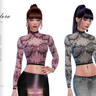 Hayley Rose Tops by Margeh-75 at TSR » Sims 4 Updates