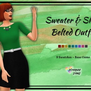 Brandy Dress by NataliMayhem at TSR » Sims 4 Updates