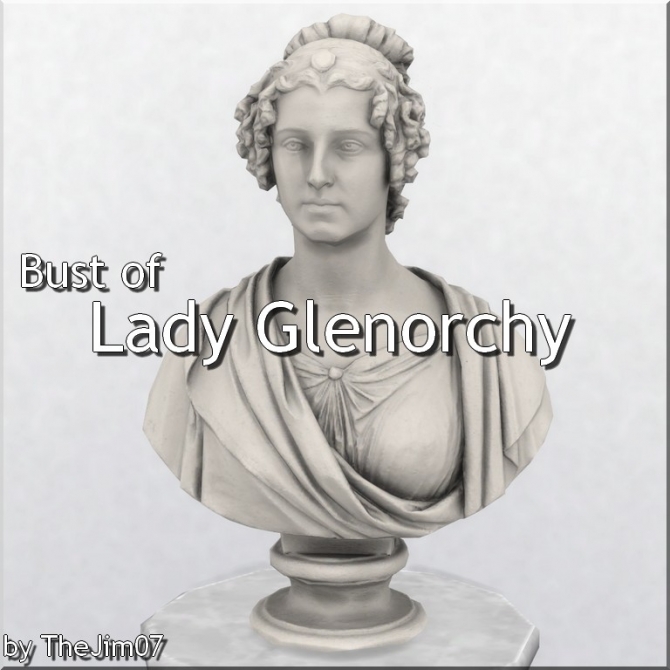 Bust of Lady Glenorchy by TheJim07 at Mod The Sims » Sims 4 Updates