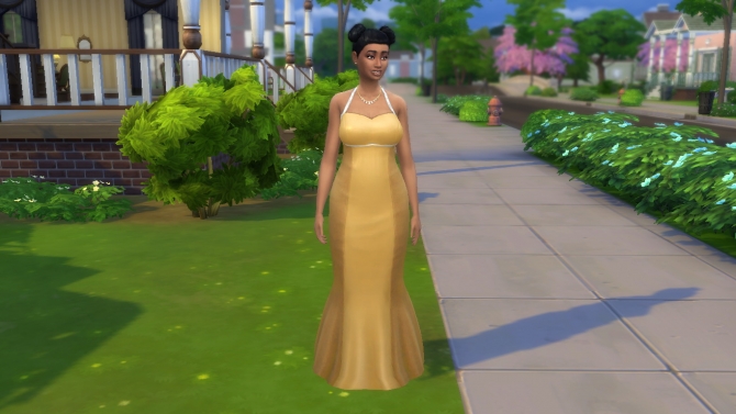 Double Diamond Dress Swatches by EmilitaRabbit at Mod The Sims » Sims 4 ...