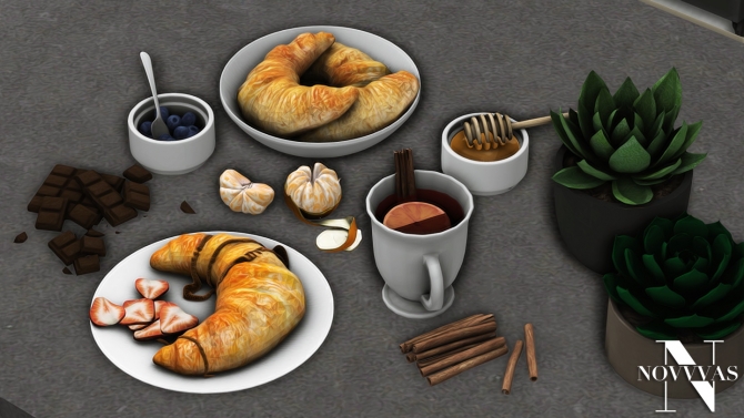GOOD MORNING BREAKFAST Clutter at Novvvas » Sims 4 Updates