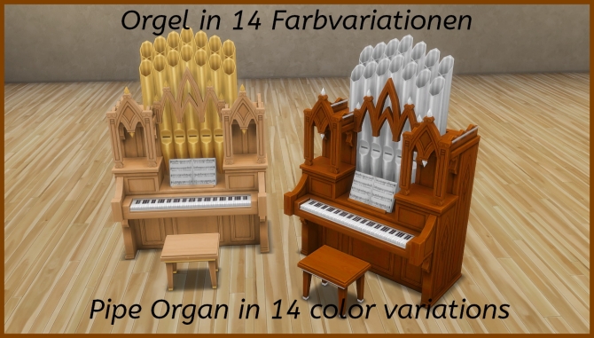 Pipe organ by hippy70 at Mod The Sims » Sims 4 Updates