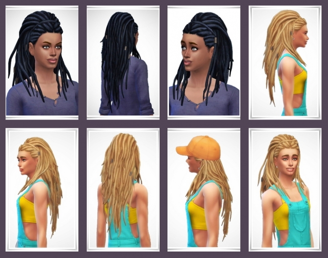 Jessie Dreads Hair at Birksches Sims Blog » Sims 4 Updates