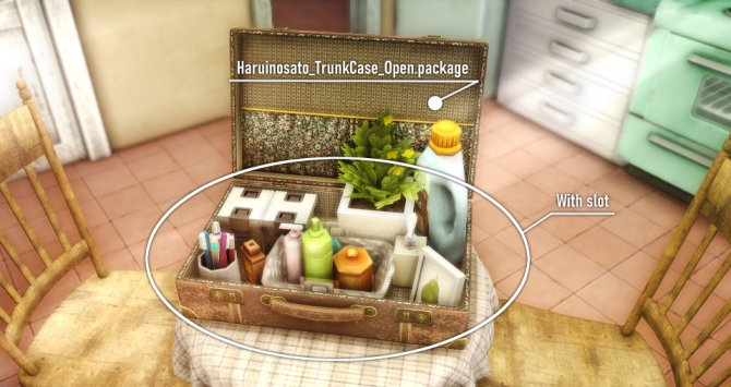 3 Types Trunk Case at Haruinosato’s CC » Sims 4 Updates