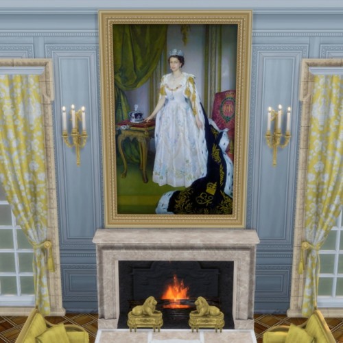 England's Royal Robes paintings by DAJSims at Mod The Sims » Sims 4 Updates