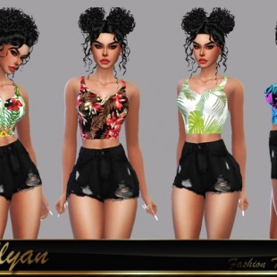 Iceberg dress at Bukovka » Sims 4 Updates