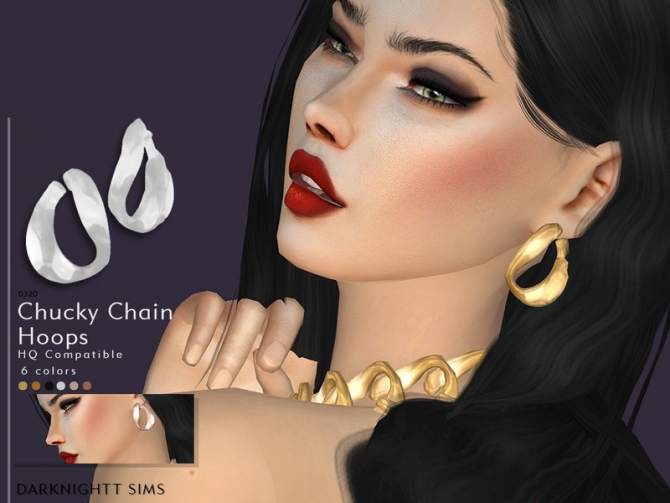 Chucky Chain Hoops by DarkNighTt at TSR » Sims 4 Updates