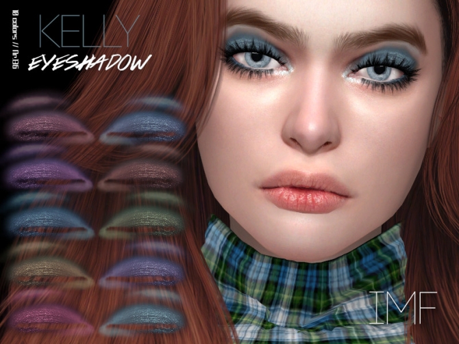 IMF Kelly Eyeshadow N.136 by IzzieMcFire at TSR » Sims 4 Updates