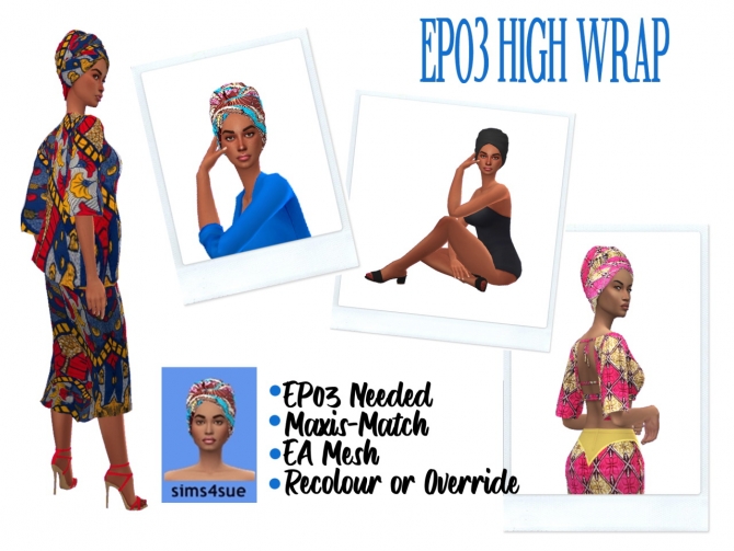 EP03 HIGH WRAP at Sims4Sue » Sims 4 Updates