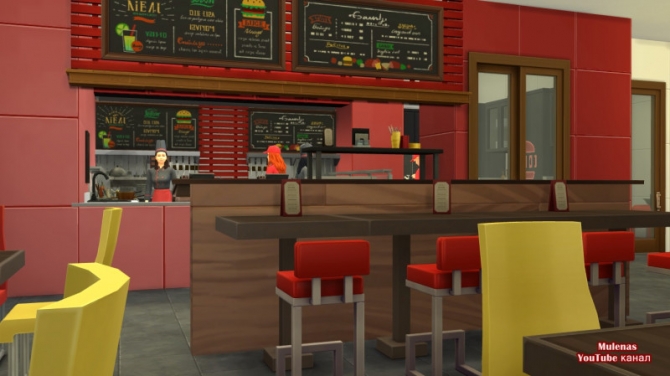 KFC restaurant at Sims by Mulena » Sims 4 Updates