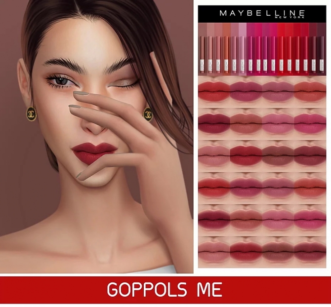 Super Stay Ink Crayon at GOPPOLS Me » Sims 4 Updates
