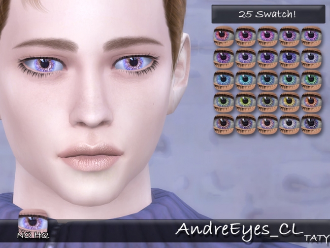 Andre Eyes CL by tatygagg at TSR » Sims 4 Updates
