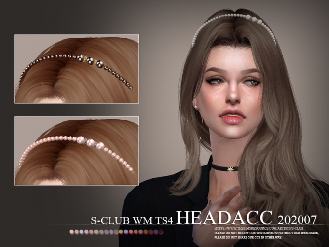 Headacc 202007 by S-Club WM at TSR » Sims 4 Updates