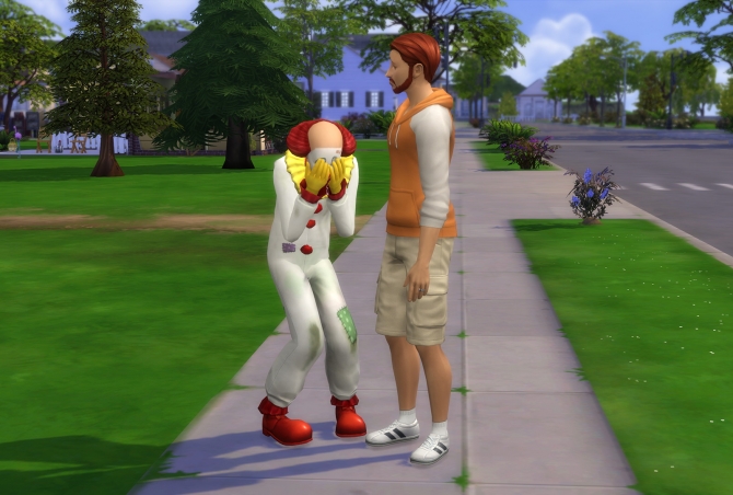 Tragic Clown Redux by Brainstrip at Mod The Sims » Sims 4 Updates