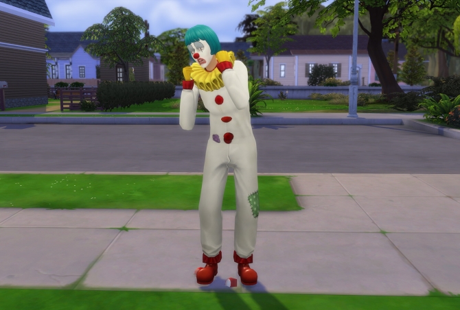 Tragic Clown Redux by Brainstrip at Mod The Sims » Sims 4 Updates