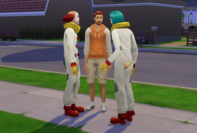 Tragic Clown Redux by Brainstrip at Mod The Sims » Sims 4 Updates