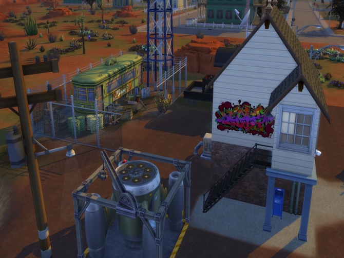 End station Apocalypse house by Nevaraniel at TSR » Sims 4 Updates