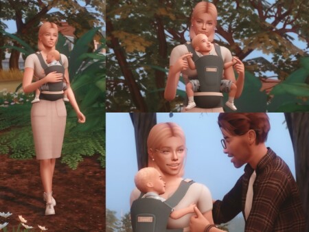 Baby Carrier Poses at Katverse » Sims 4 Updates
