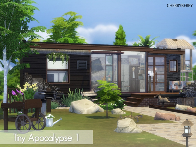 Tiny Apocalypse 1 house by CherryBerrySim at TSR » Sims 4 Updates