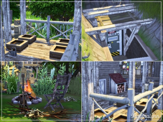 Survival post-apocalyptic shelter by Xandralynn at TSR » Sims 4 Updates