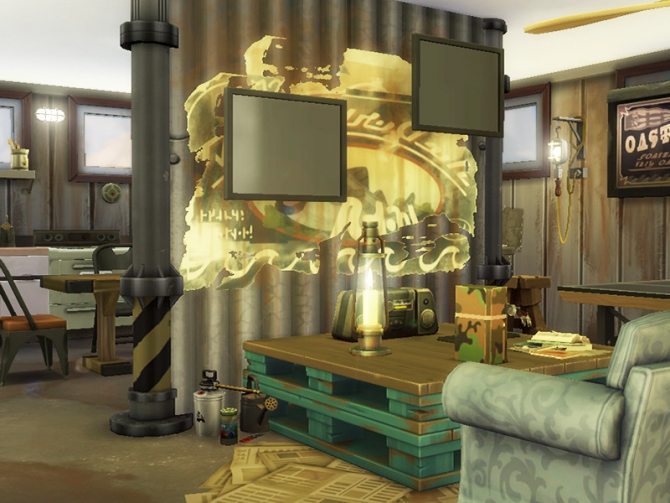 FURIA post-apocalyptic shipwreck by dasie2 at TSR » Sims 4 Updates