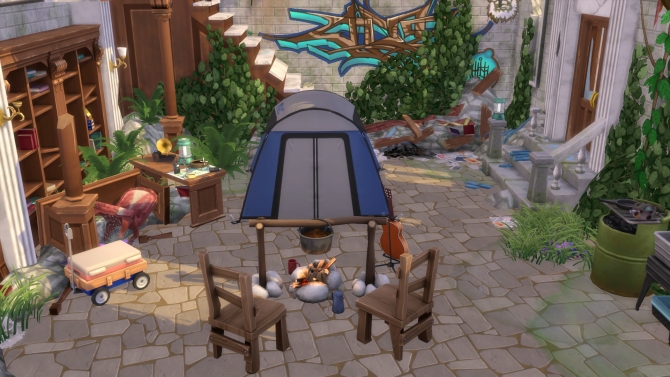 Apocalyptic Ruin by ezeliastarpuff at Mod The Sims » Sims 4 Updates