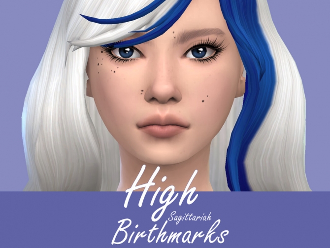 High Birthmarks by Sagittariah at TSR » Sims 4 Updates