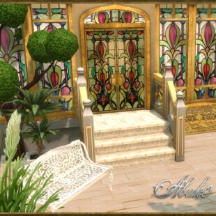 Modern Frosted Glass Wall 2 by Ineliz at TSR » Sims 4 Updates