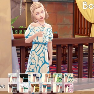 CHLOE Wrap Top by Cleotopia at TSR » Sims 4 Updates