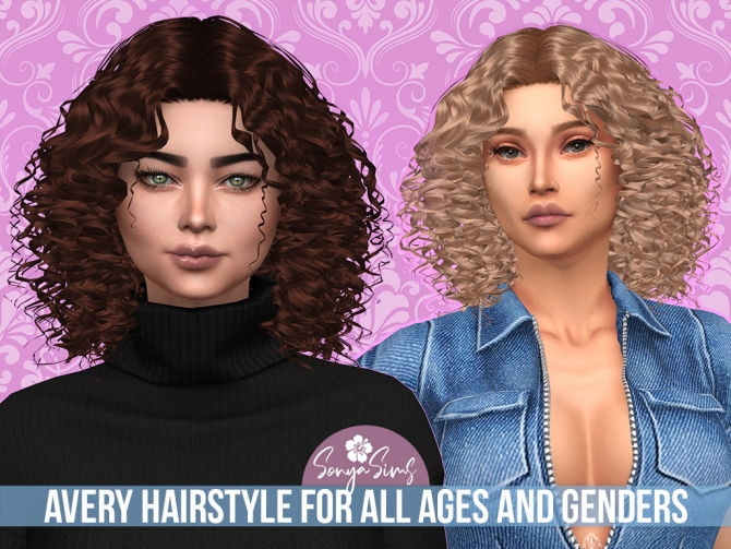 Janayna & Avery hairs at Sonya Sims » Sims 4 Updates