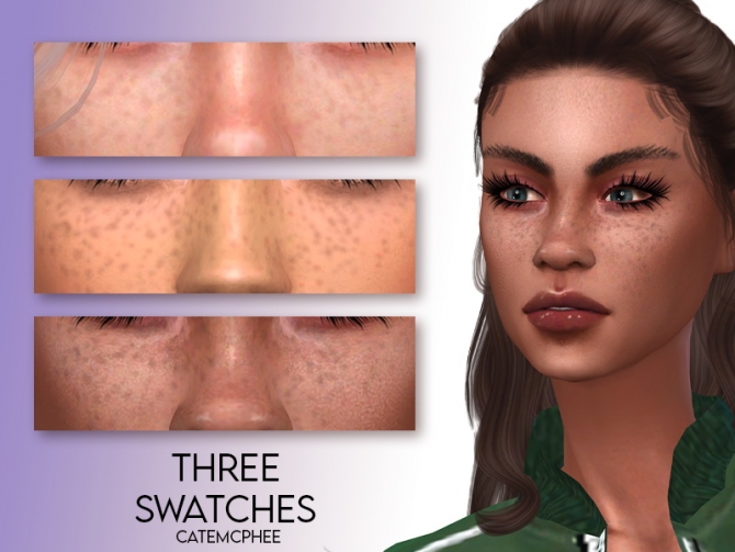 FR-01 Ella Freckles by catemcphee at TSR » Sims 4 Updates