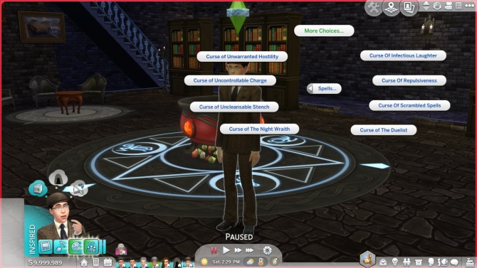 Curses are Now Spells by TwelfthDoctor1 at Mod The Sims » Sims 4 Updates
