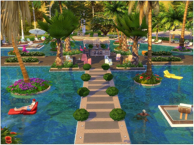 INFINITY POOL by lotsbymanal at TSR » Sims 4 Updates
