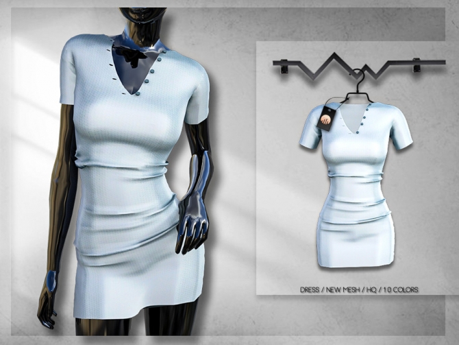Dress BD271 by busra-tr at TSR » Sims 4 Updates