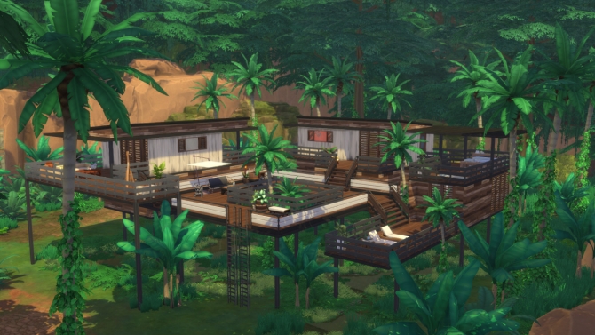 Modern Treehouse at ArchiSim » Sims 4 Updates