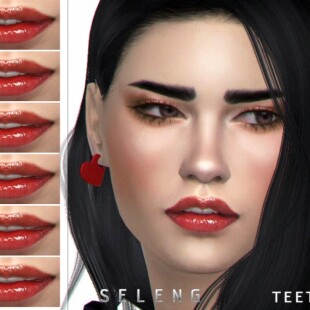 DEFAULT AND NON-DEFAULT ALPHA TEETH at Magic-bot » Sims 4 Updates